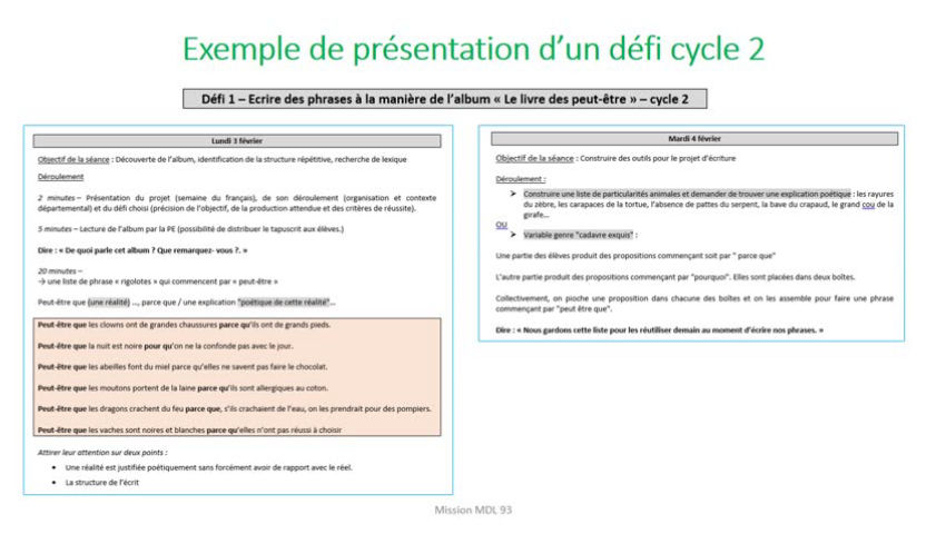 Présentation de la semaine du français 2025 - Action Éducative