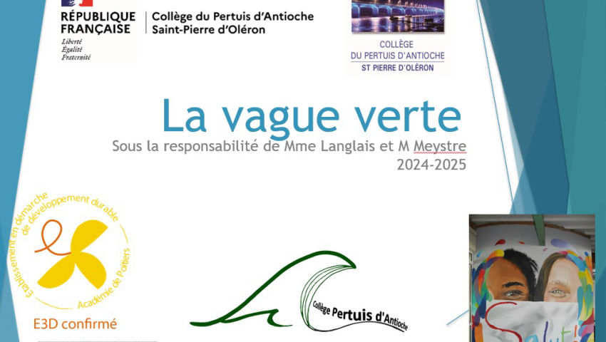 LA VAGUE VERTE - Action Éducative