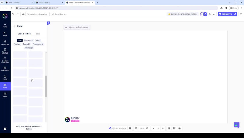 Genial.ly Etape 1 - Action Éducative